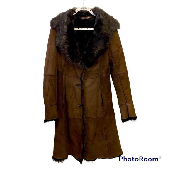 Andrew Marc | Jackets & Coats | Andrewmarcwomens Dark Brown Suede ...